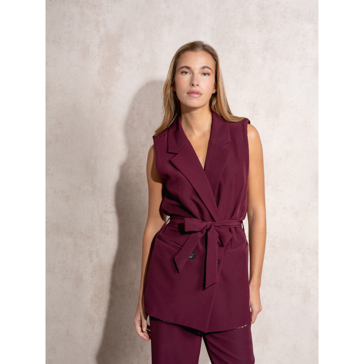 Cross-over vest - 257520.BORDEAUX - SMF